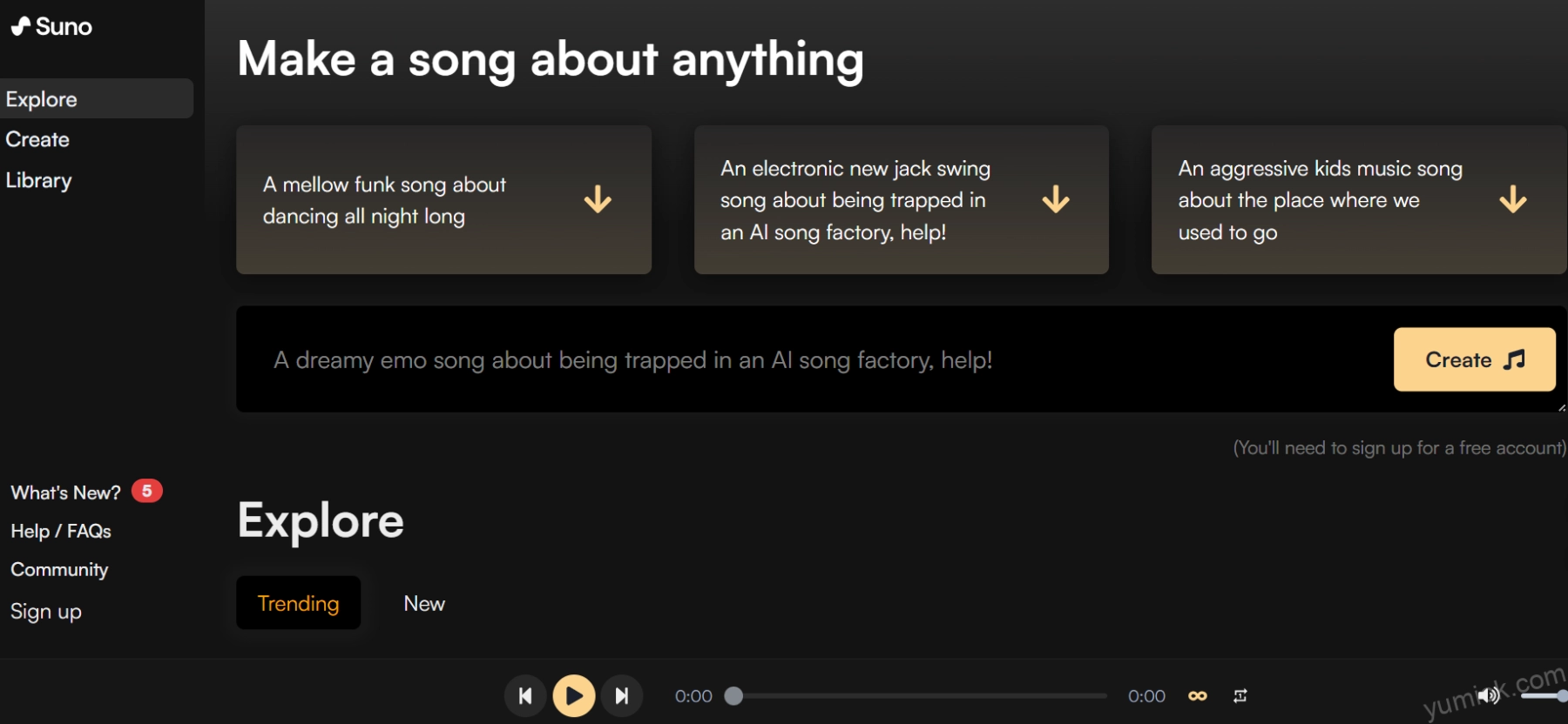 【AI教程】Suno v3怎么用？ Suno保姆级教程 官方地址 体验入口 Suno创作音乐小技巧 详细使用攻略 - 玉米小站