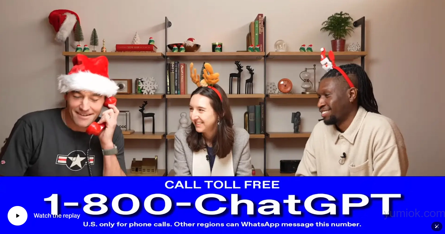 记住这个号码：1-800-242-8478，ChatGPT专属电话号码 不懂就打电话问！ - 玉米小站