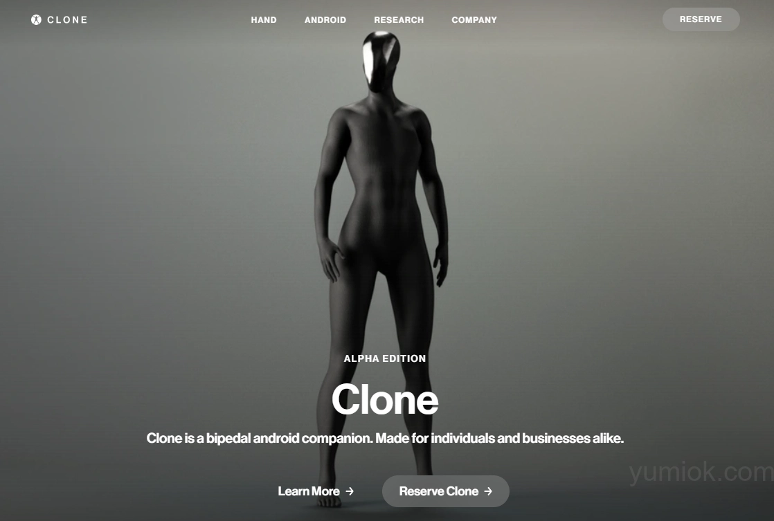 Clone公司推出全球首款“类人机器人”Protoclone V1，开启人形机器人新时代 - 玉米小站