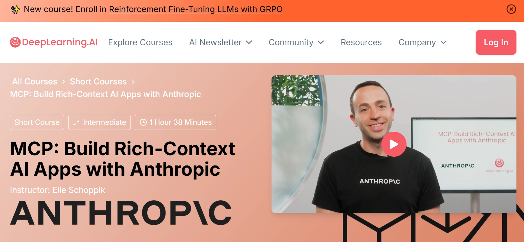 AI教程：Anthropic与DeepLearning.AI合作推出免费课程，助力AI应用开发 附地址 - 玉米小站