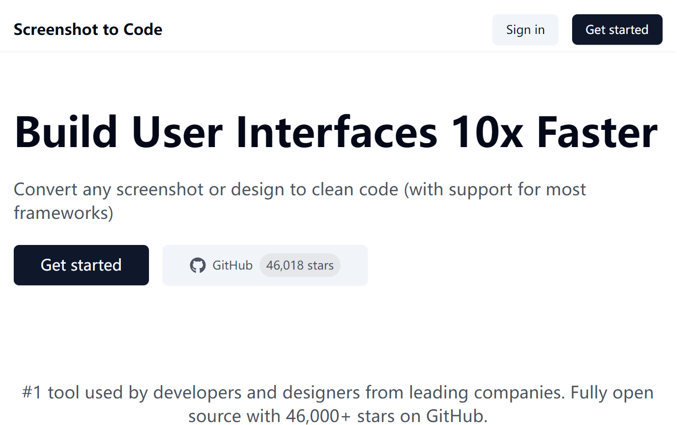 screenshot to code | AI工具箱