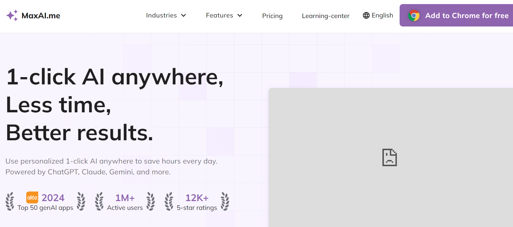MaxAI.me | AI工具箱
